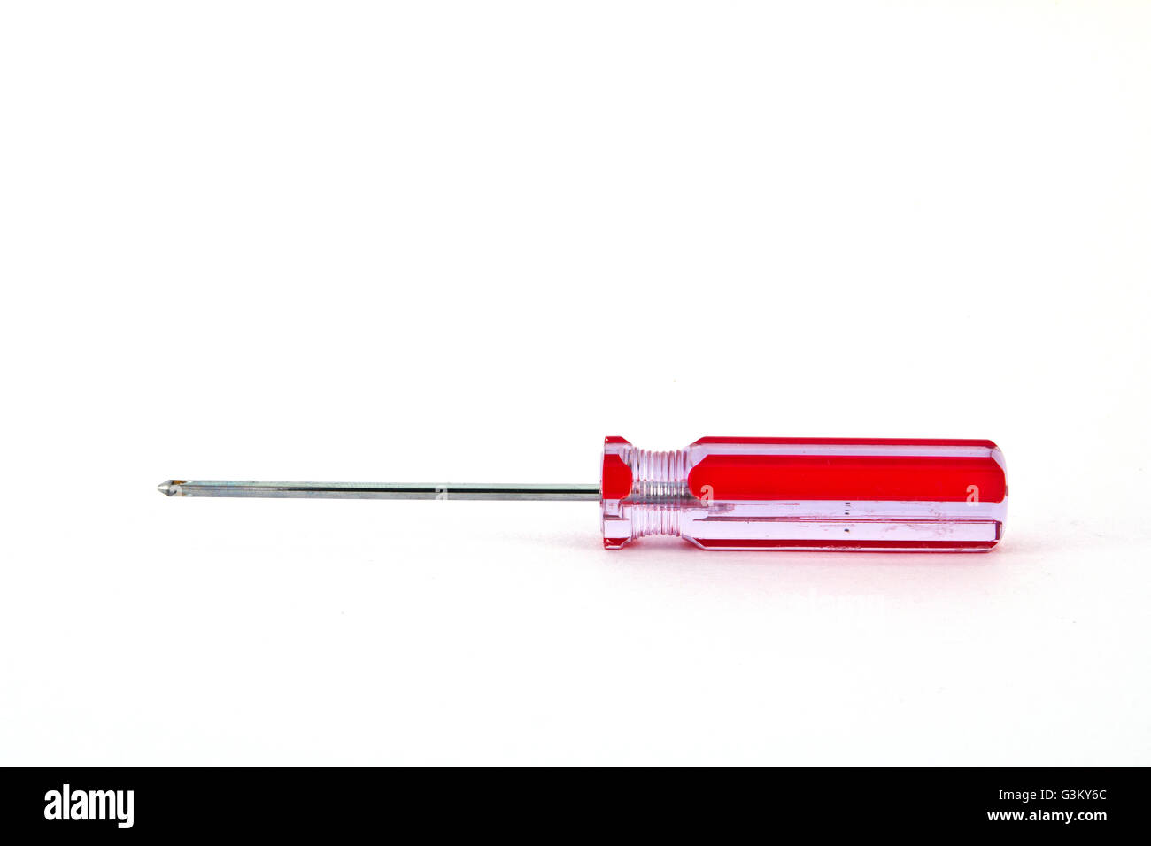 Screwdriver on white background Stock Photo - Alamy