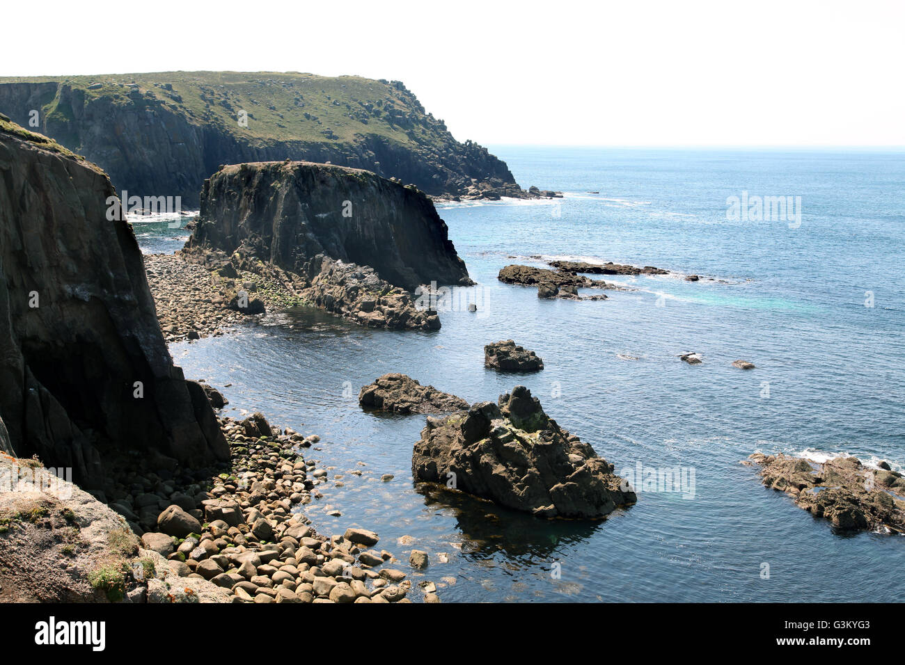 Lands End famous cliff Stock Photo - Alamy