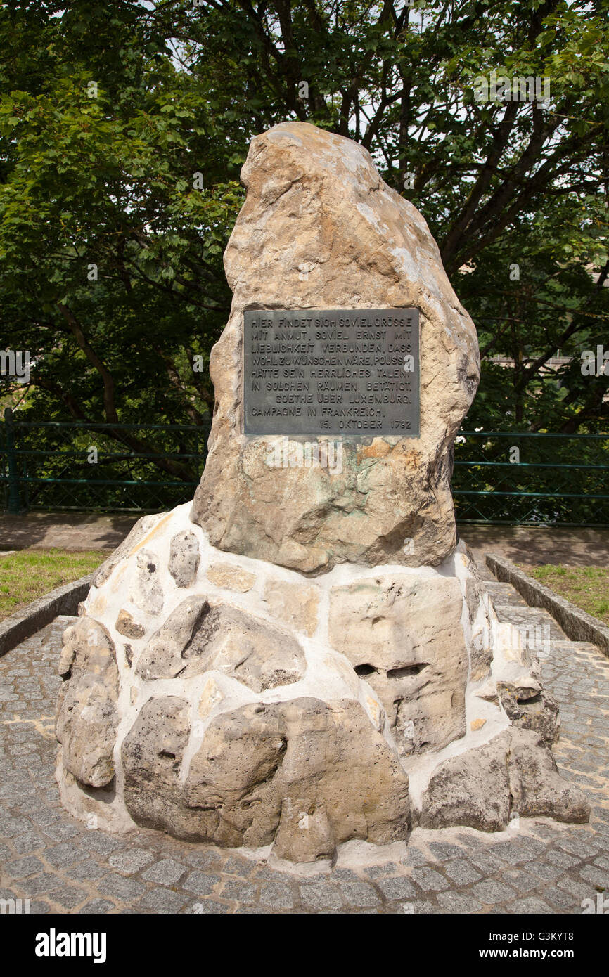 Goethes stone hi-res stock photography and images - Alamy