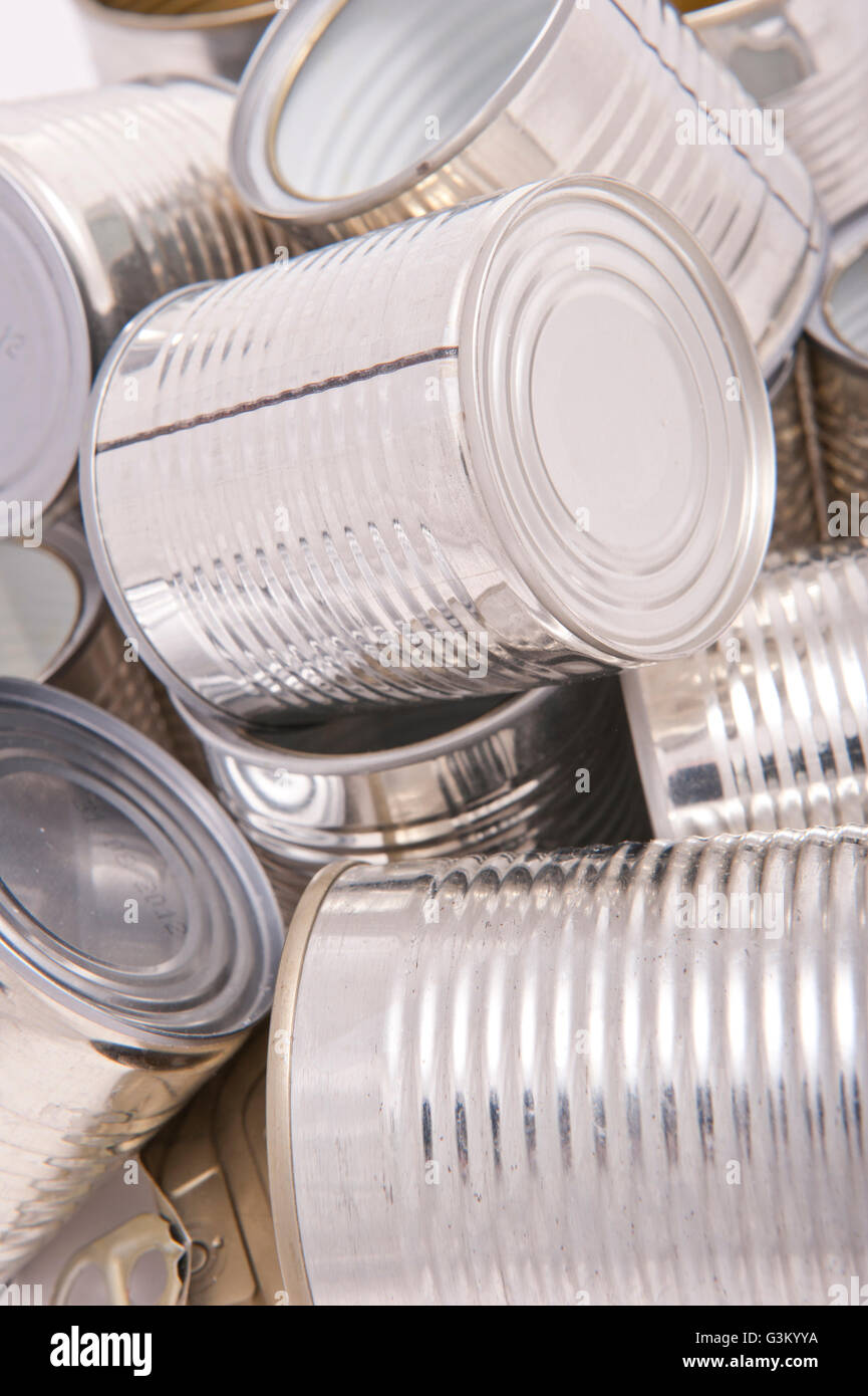 Cans for recycling Stock Photo - Alamy