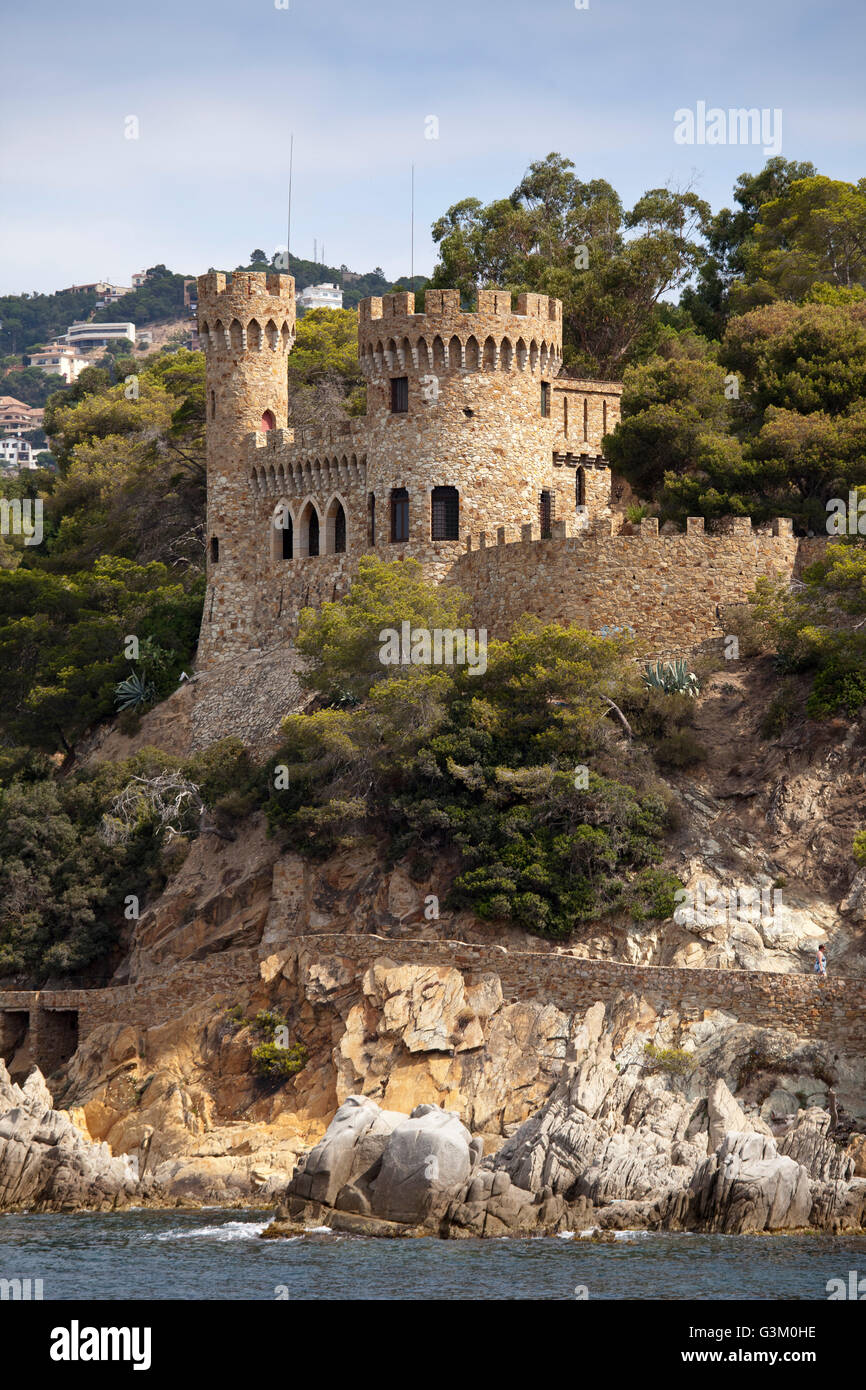 Castell d'en Plaja, Lloret de Mar, Costa Brava, Catalonia, Spain ...