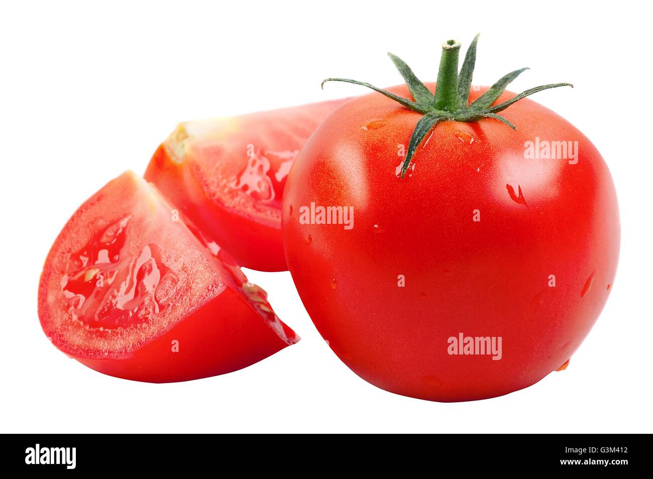 Red tomato macro over hi-res stock photography and images - Alamy