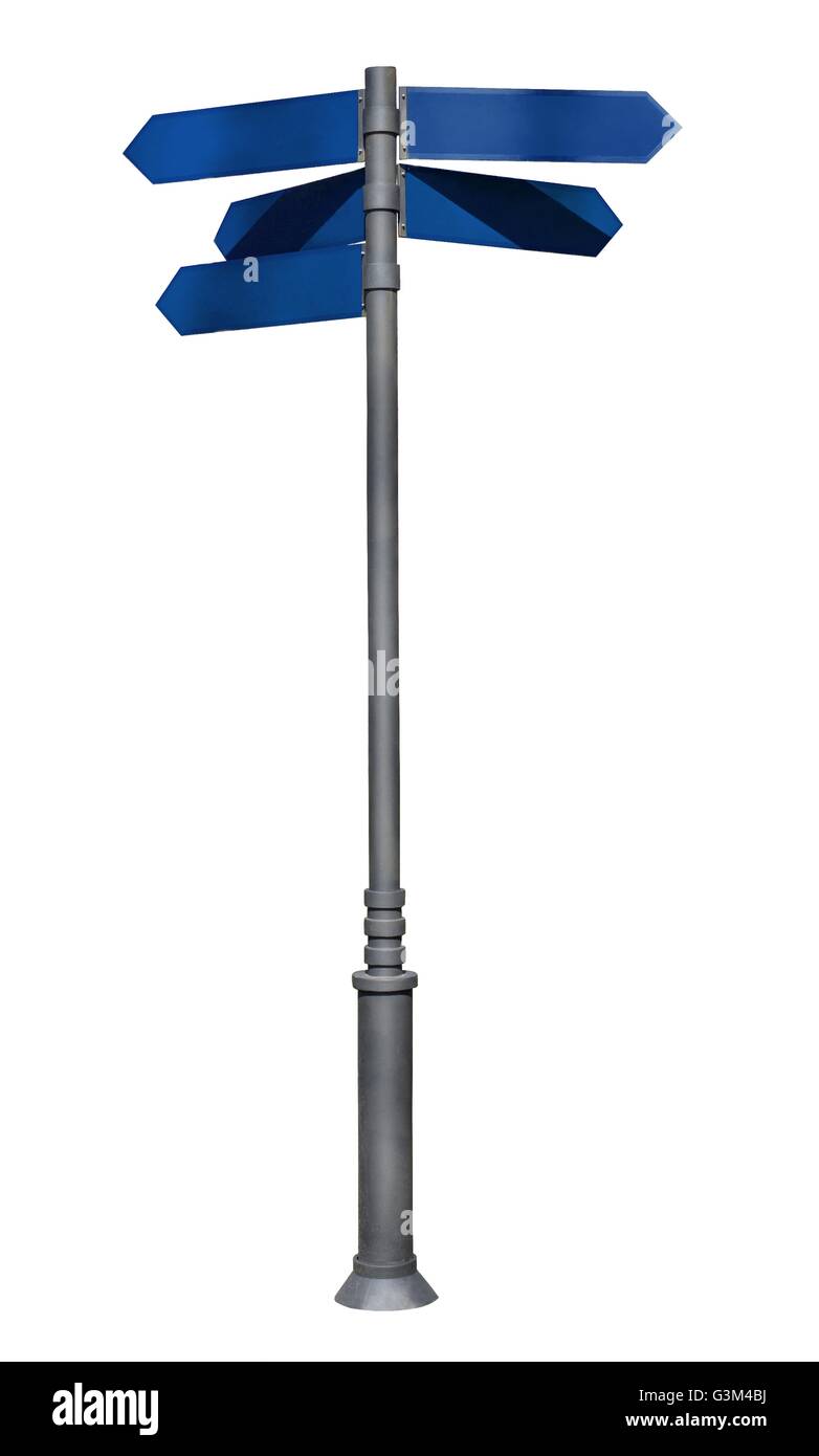 guidepost. Isolated over white background. indexes, signpost Stock ...