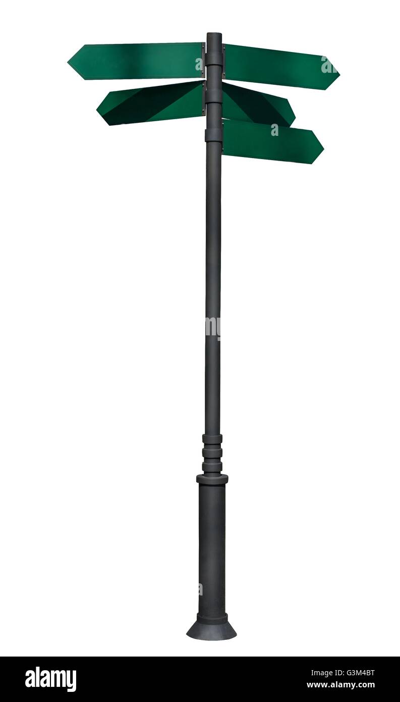 Guidepost Cut Out Stock Images & Pictures - Alamy