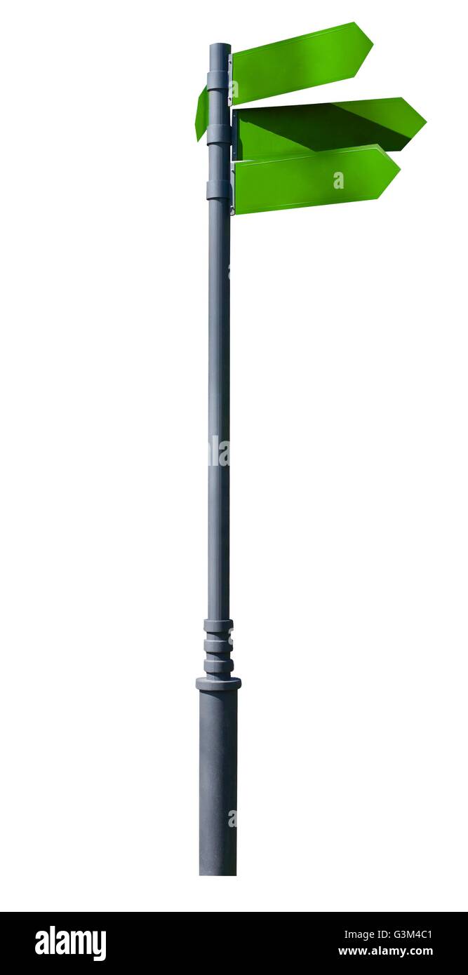 guidepost. Isolated over white background. indexes, signpost Stock ...