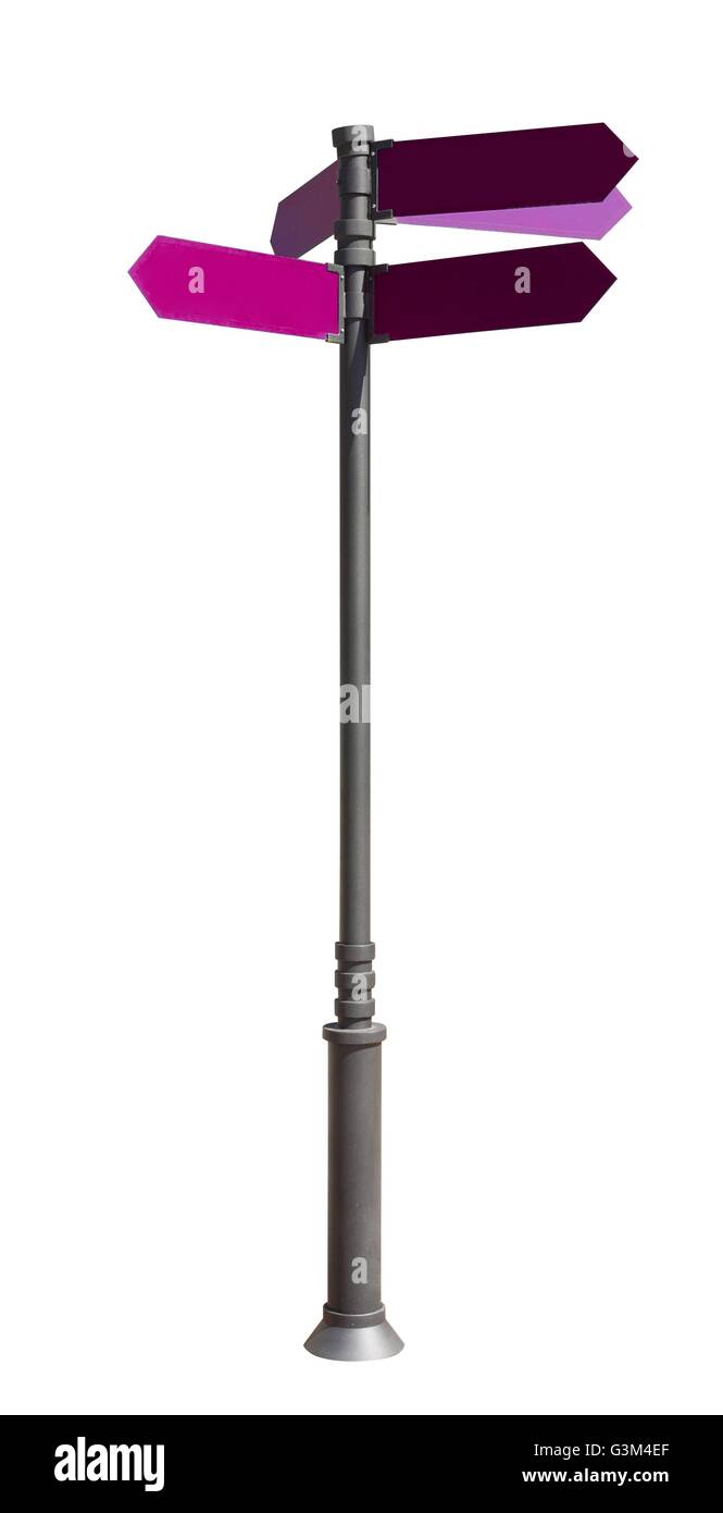 guidepost. Isolated over white background. indexes, signpost Stock ...