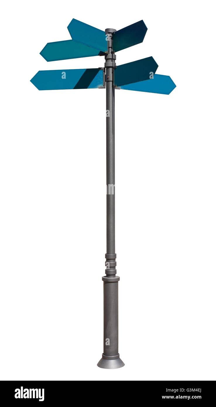 guidepost. Isolated over white background. indexes, signpost Stock ...