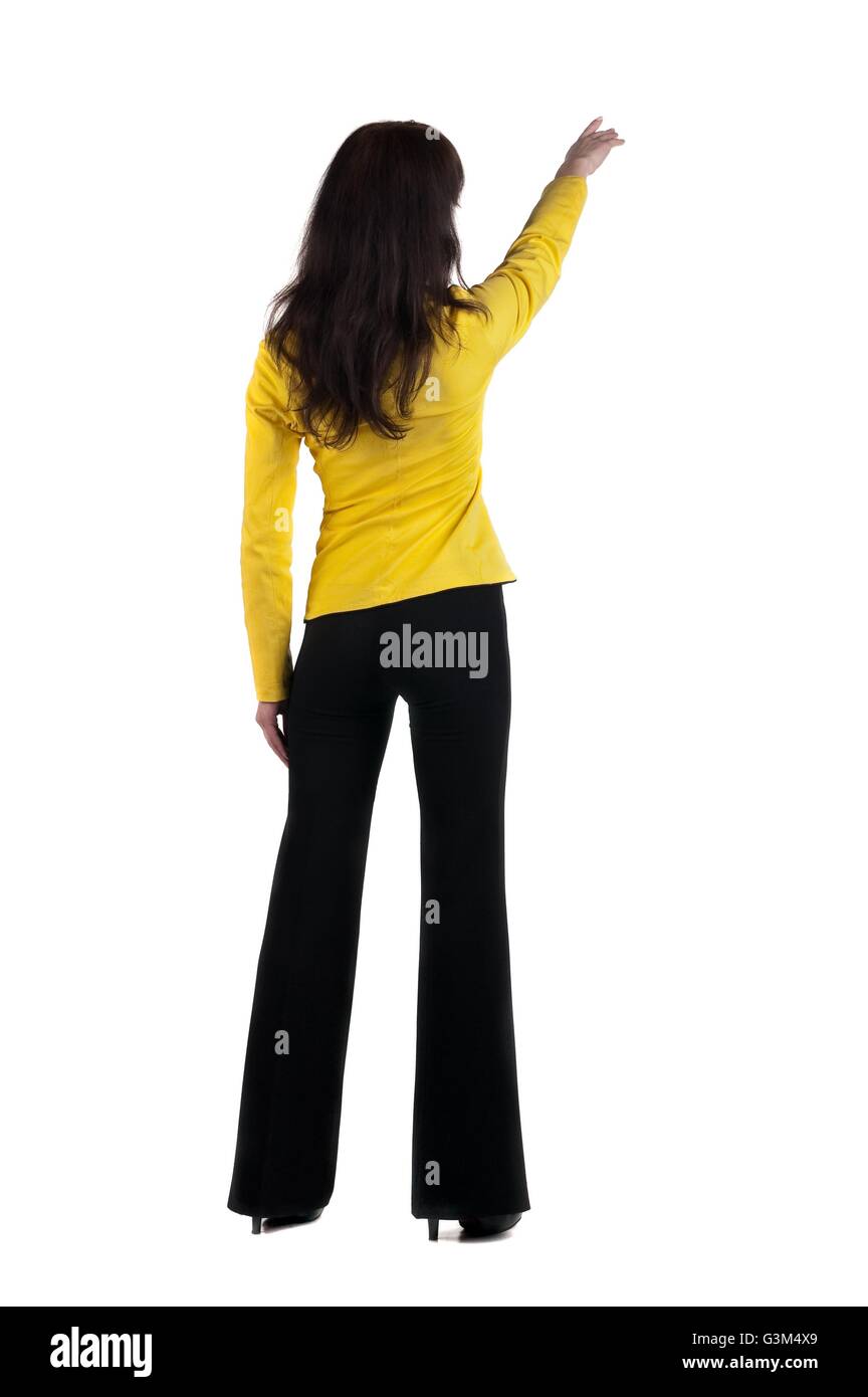 Points at side Cut Out Stock Images & Pictures - Alamy