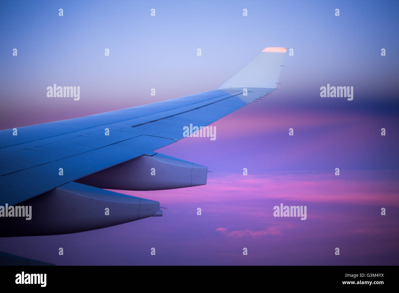 Airplane window lookout Stock Photo - Alamy