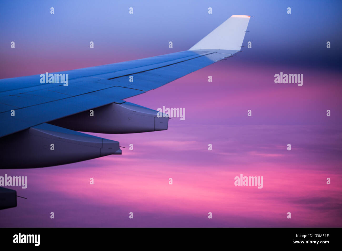 Airplane window lookout Stock Photo - Alamy