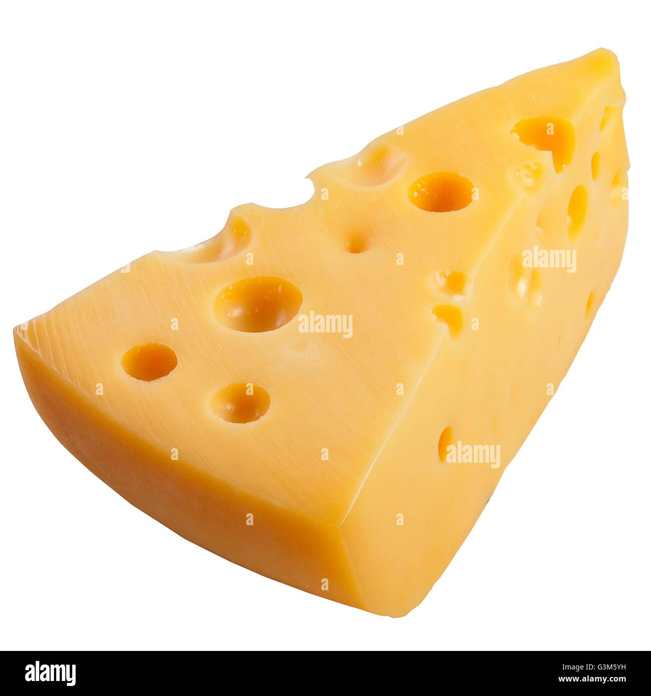 A cheese isolated on a white background Stock Photo - Alamy