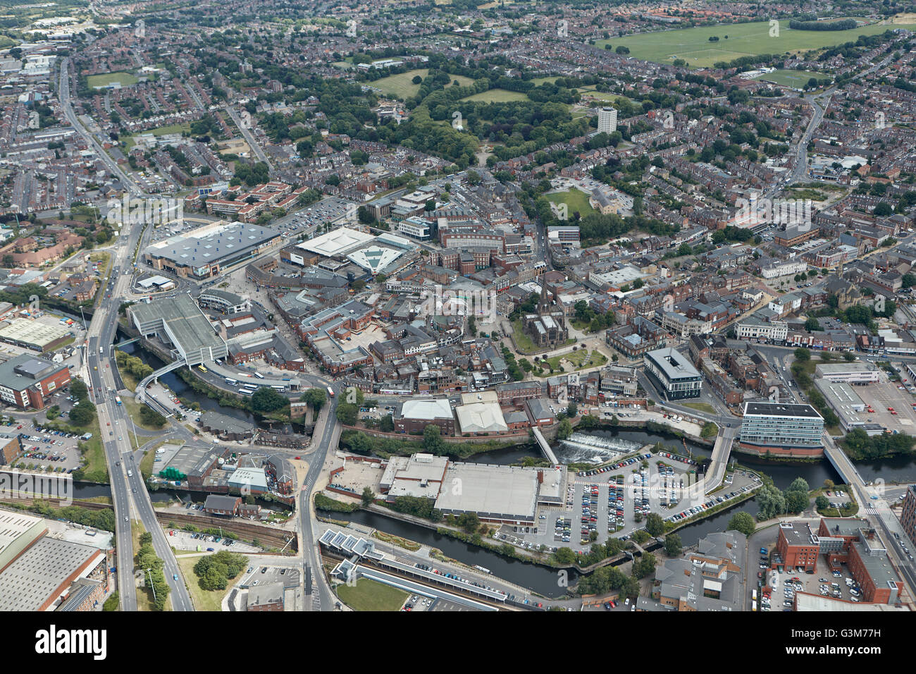 Rotherham aerial hi-res stock photography and images - Alamy