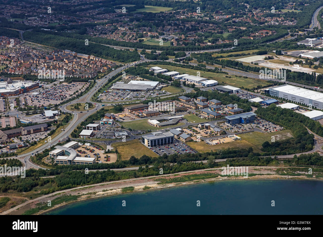 Aerial view of peterborough hi-res stock photography and images - Alamy