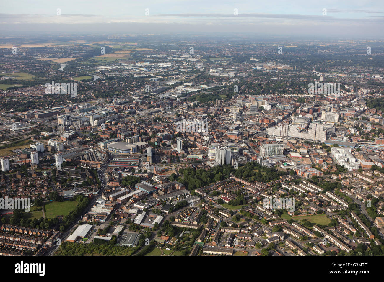 Aerial photography nottinghamshire hi-res stock photography and images ...