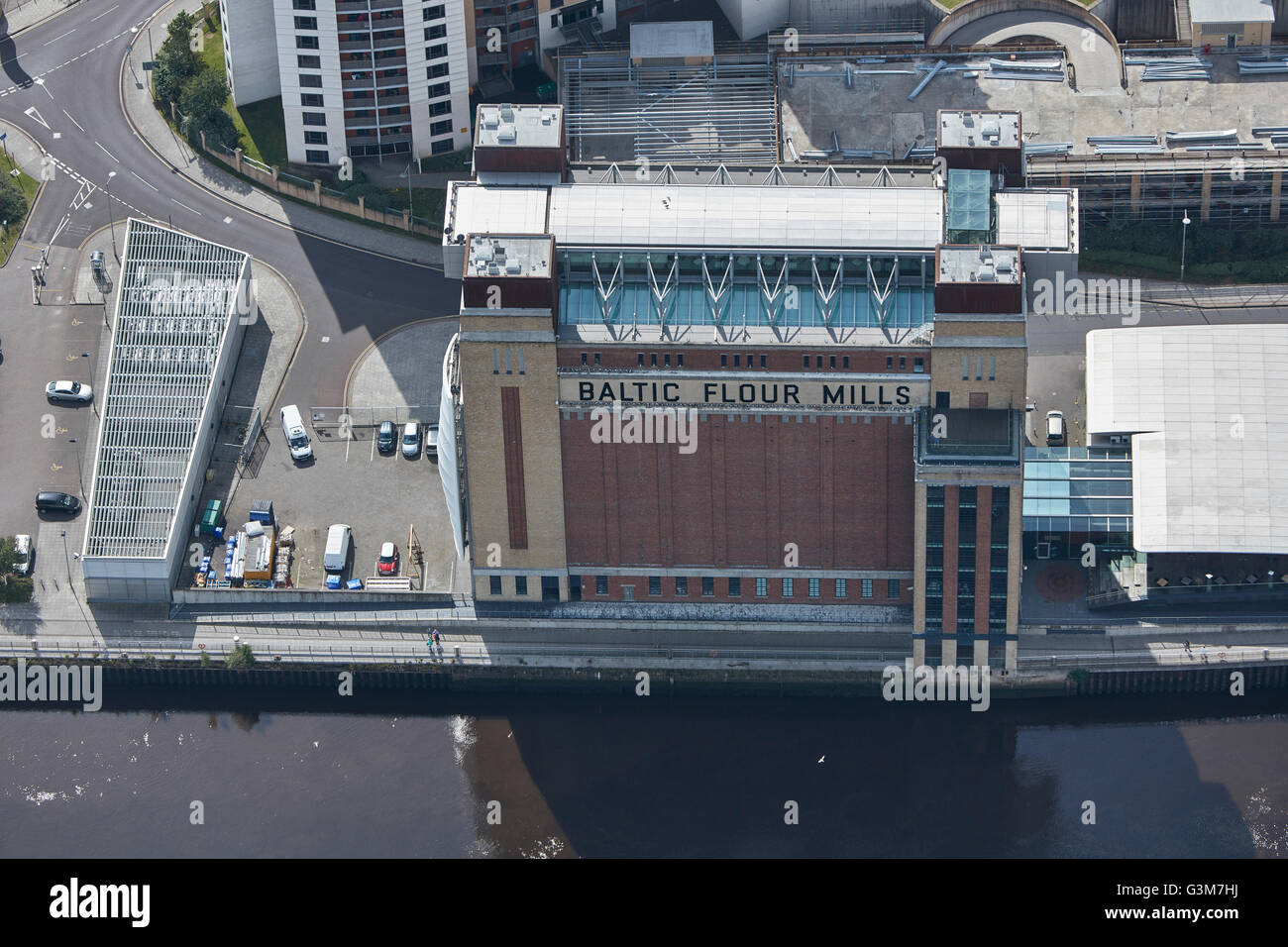 An aerial view of BALTIC Gateshead Stock Photo - Alamy