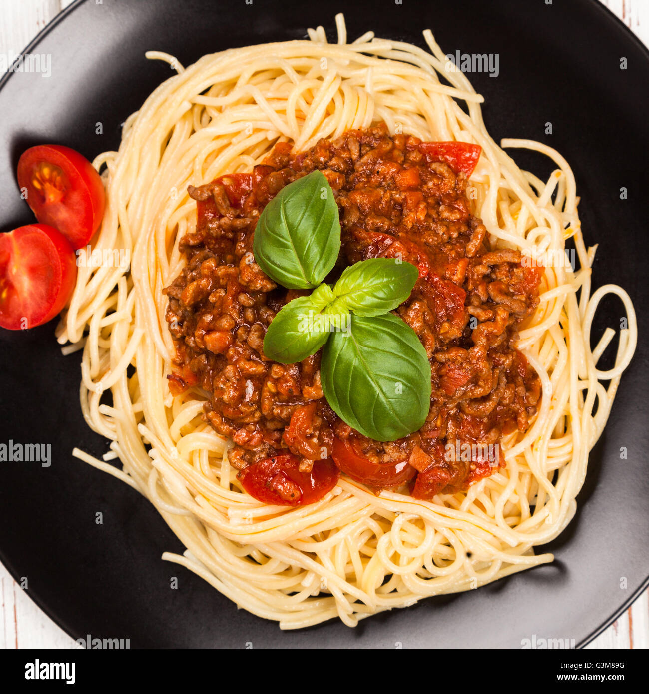 Traditional spaghetti bolognese Stock Photo - Alamy