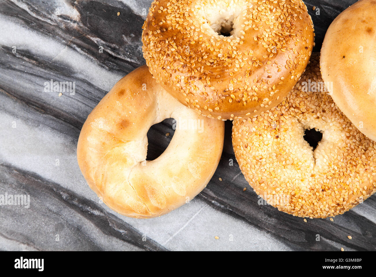 Pile of bagels hi-res stock photography and images - Alamy