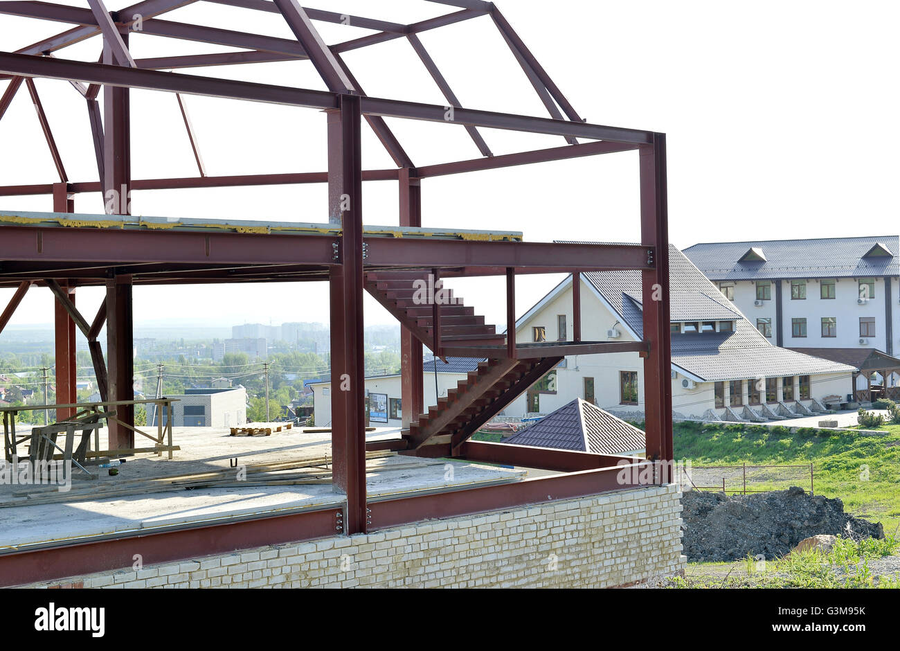 Steel skeleton frame close up hi-res stock photography and images - Alamy