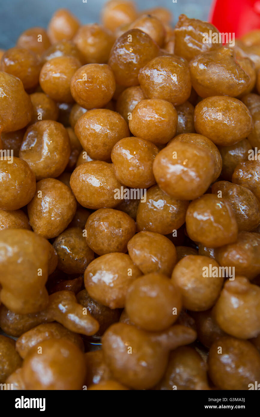 Loukoumades stall hi-res stock photography and images - Alamy