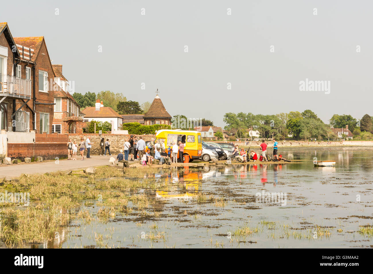 Bosham on a warm summers day - Bosham, West Sussex, England, UK Stock ...