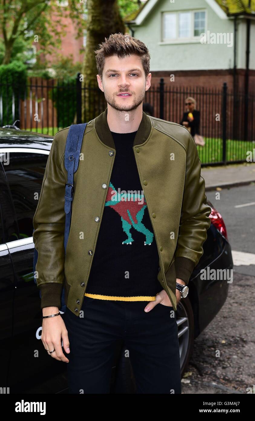Jim Chapman arriving at the Coach London Collections Men SS17 show held ...