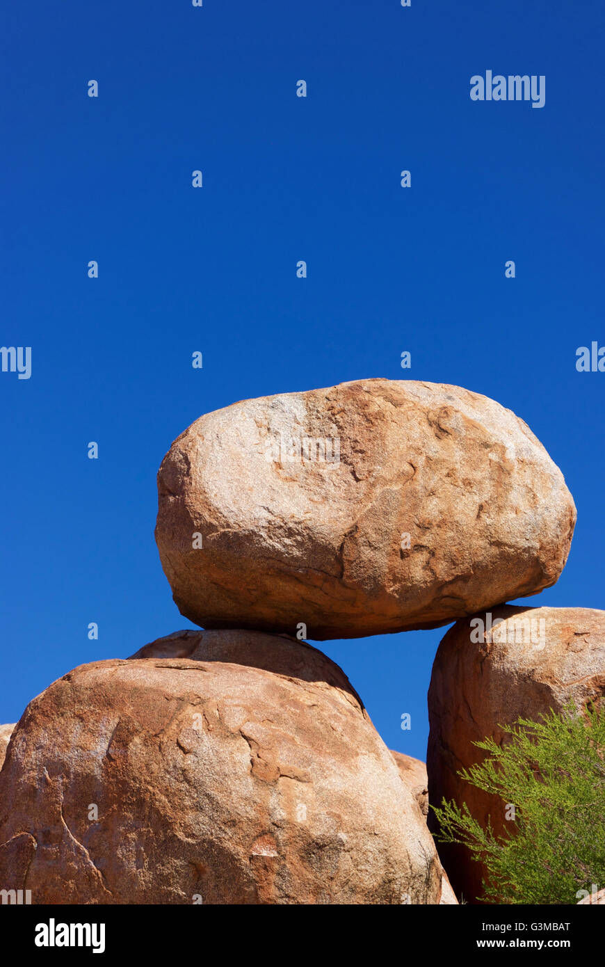 Blue sky rock Stock Photo - Alamy