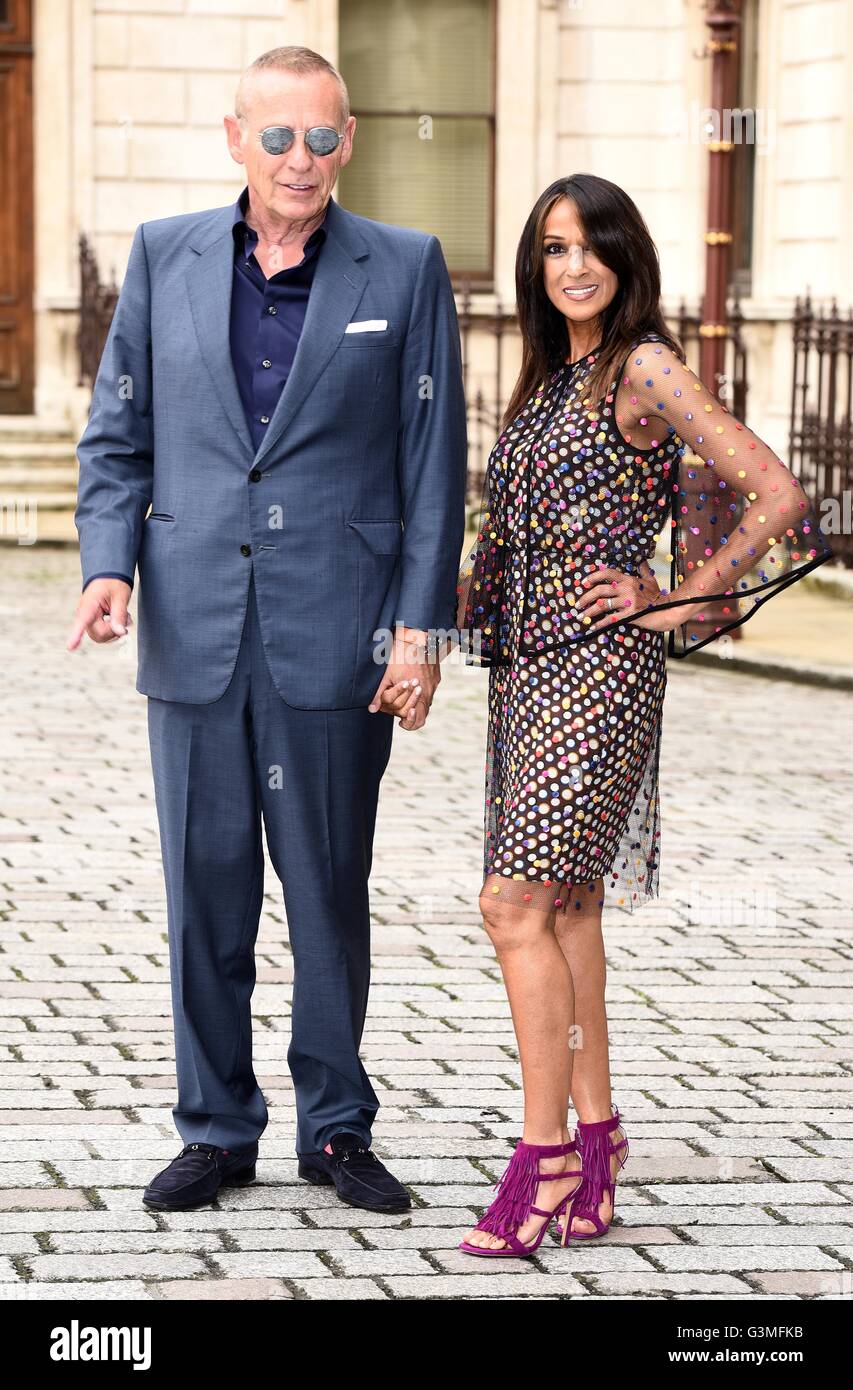 London, UK. Carl Michaelson and Jackie St Clair at The Royal Academy Of ...