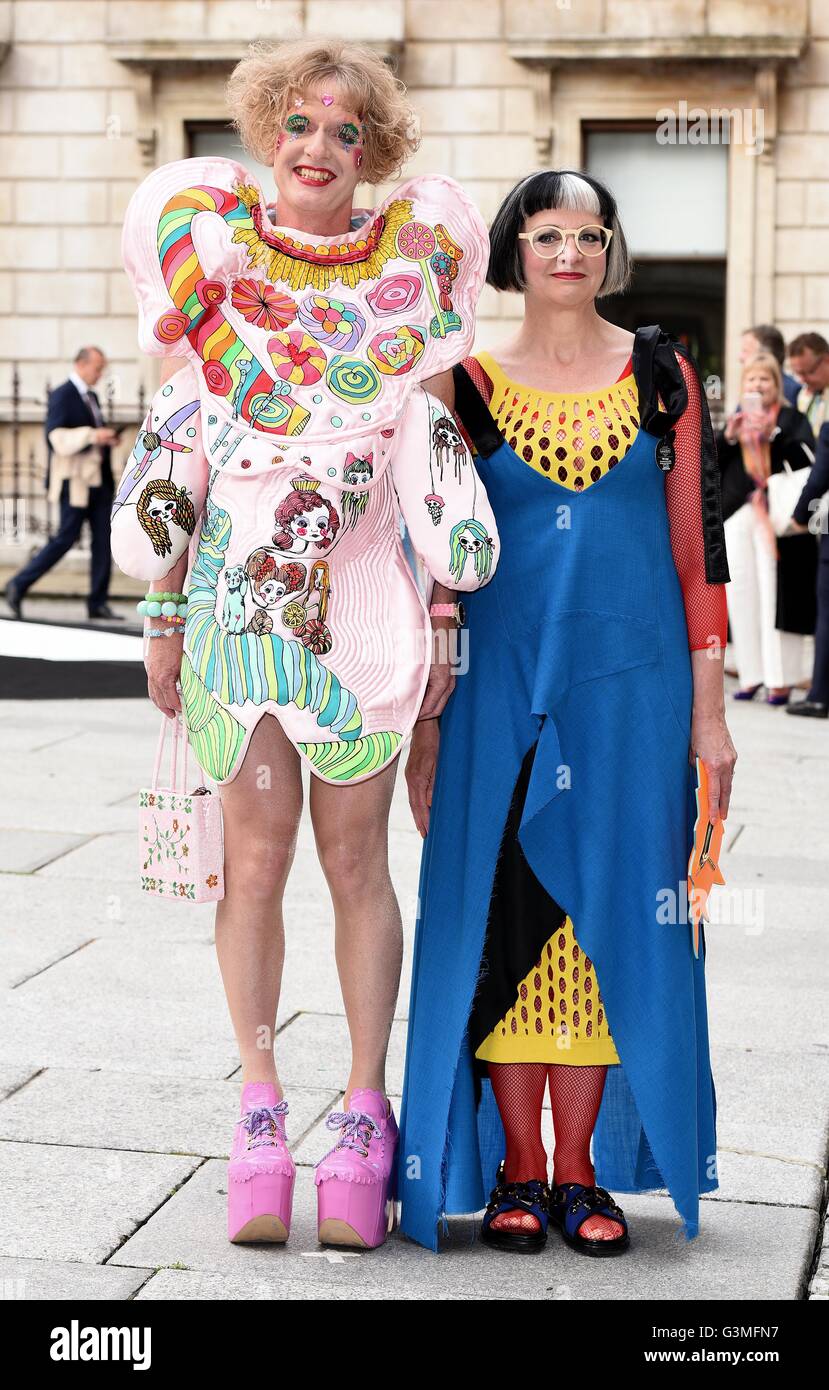 London, UK. Grayson Perry and Philippa Perry at The Royal Academy Of ...