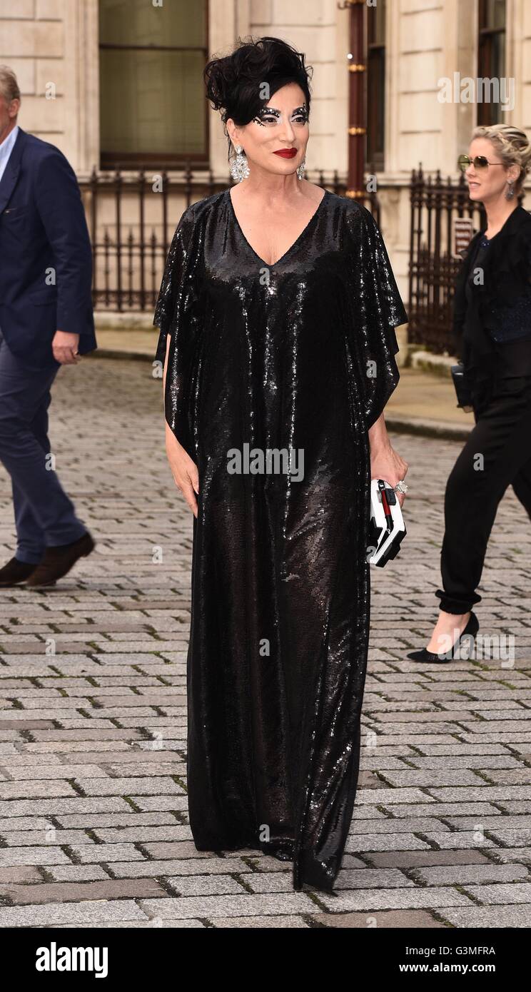 London, UK. Nancy Dell'Olio at The Royal Academy Of Arts Summer ...