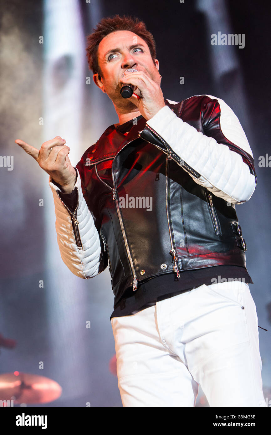 Milan Italy. 12th June 2016. The English band DURAN DURAN performs live ...