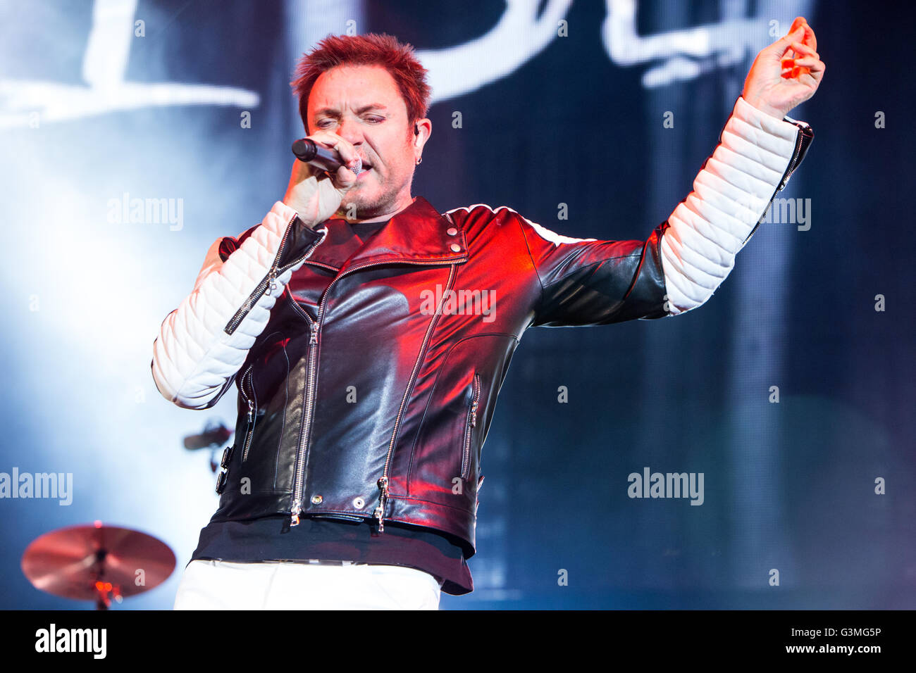 Milan Italy. 12th June 2016. The English band DURAN DURAN performs live ...