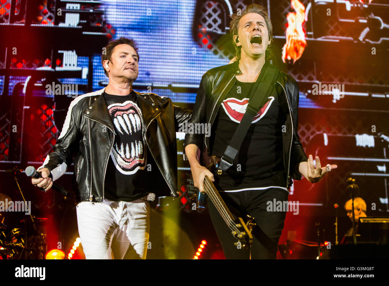 Milan Italy. 12th June 2016. The English band DURAN DURAN performs live ...