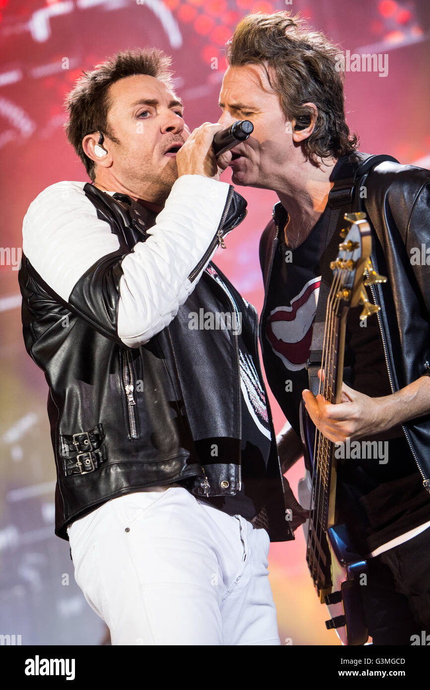 Milan Italy. 12th June 2016. The English band DURAN DURAN performs live ...