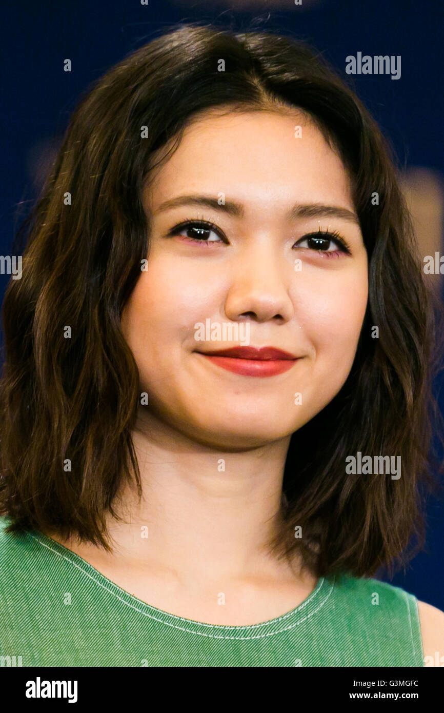 Actress Fumi Nikaido poses for the cameras during a Sneak Preview ...