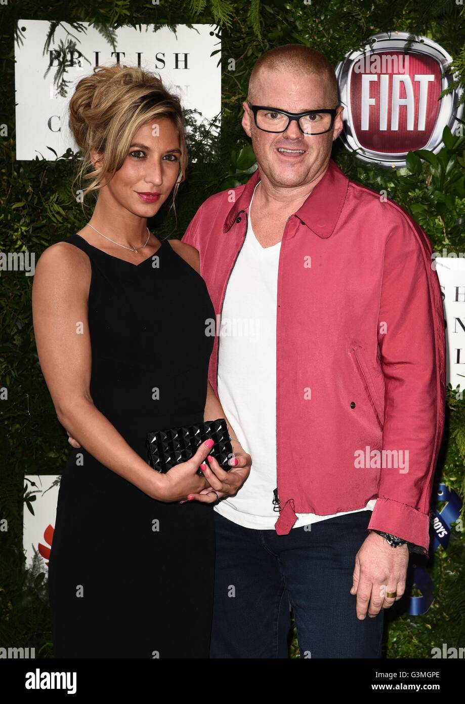 London, UK. Zanna Blumenthal and Heston Blumenthal at One For The Boys ...