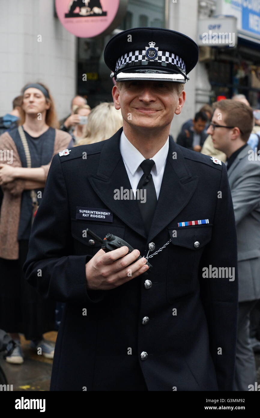London, UK. 13th June, 2016. A high-ranking Metropolitan police officer ...