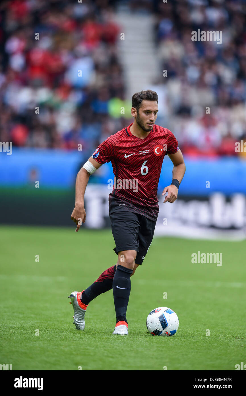 Hakan Calhanoglu (Turkey) ; June 12, 2016 - Football : Uefa Euro France ...