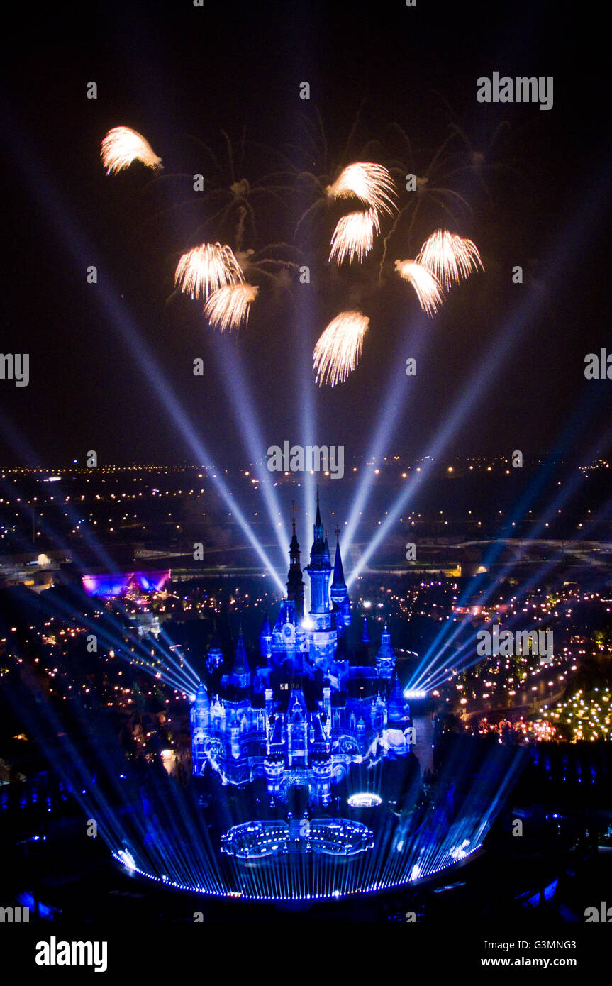 Shanghai disney firework hi-res stock photography and images - Alamy