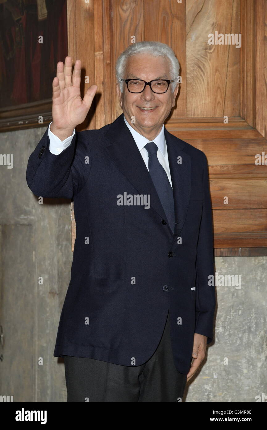 Paolo Baratta President of Biennale of Venice during the photocall of ...