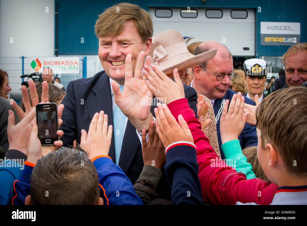 Friesland, The Netherlands. 13th June, 2016. King Willem-Alexander and ...