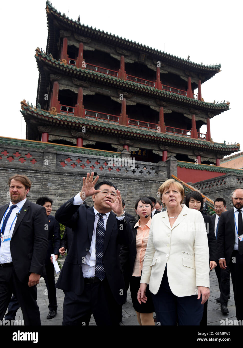 Shenyang, Germany. 14th June, 2016. German Chancellor Angela Merkel ...