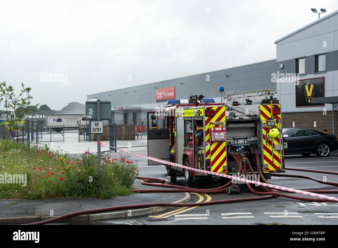 Kent Fires and Rescue Service Stock Photo - Alamy