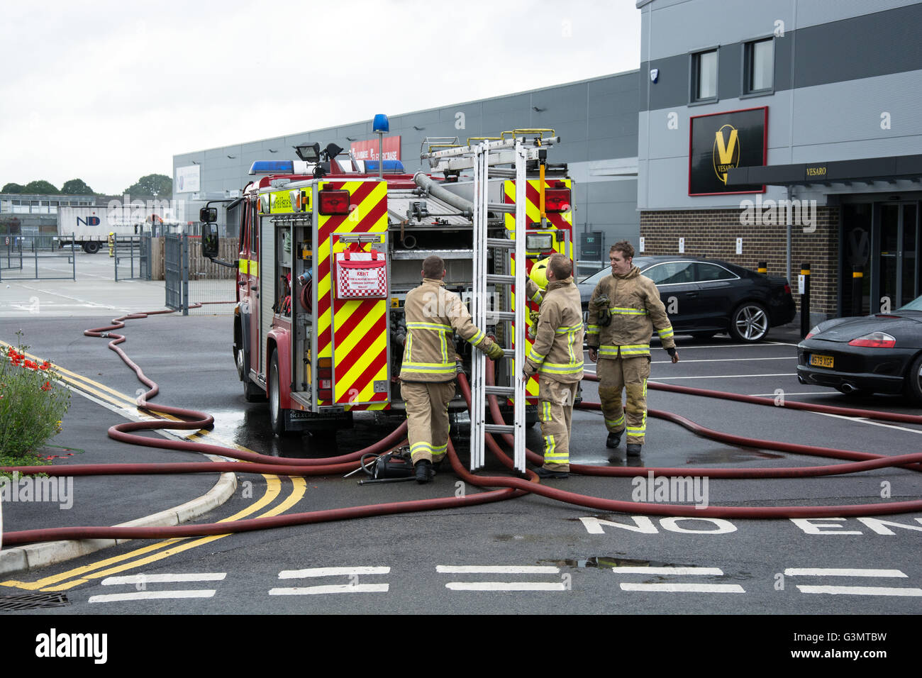 Kent Fires and Rescue Service Stock Photo - Alamy