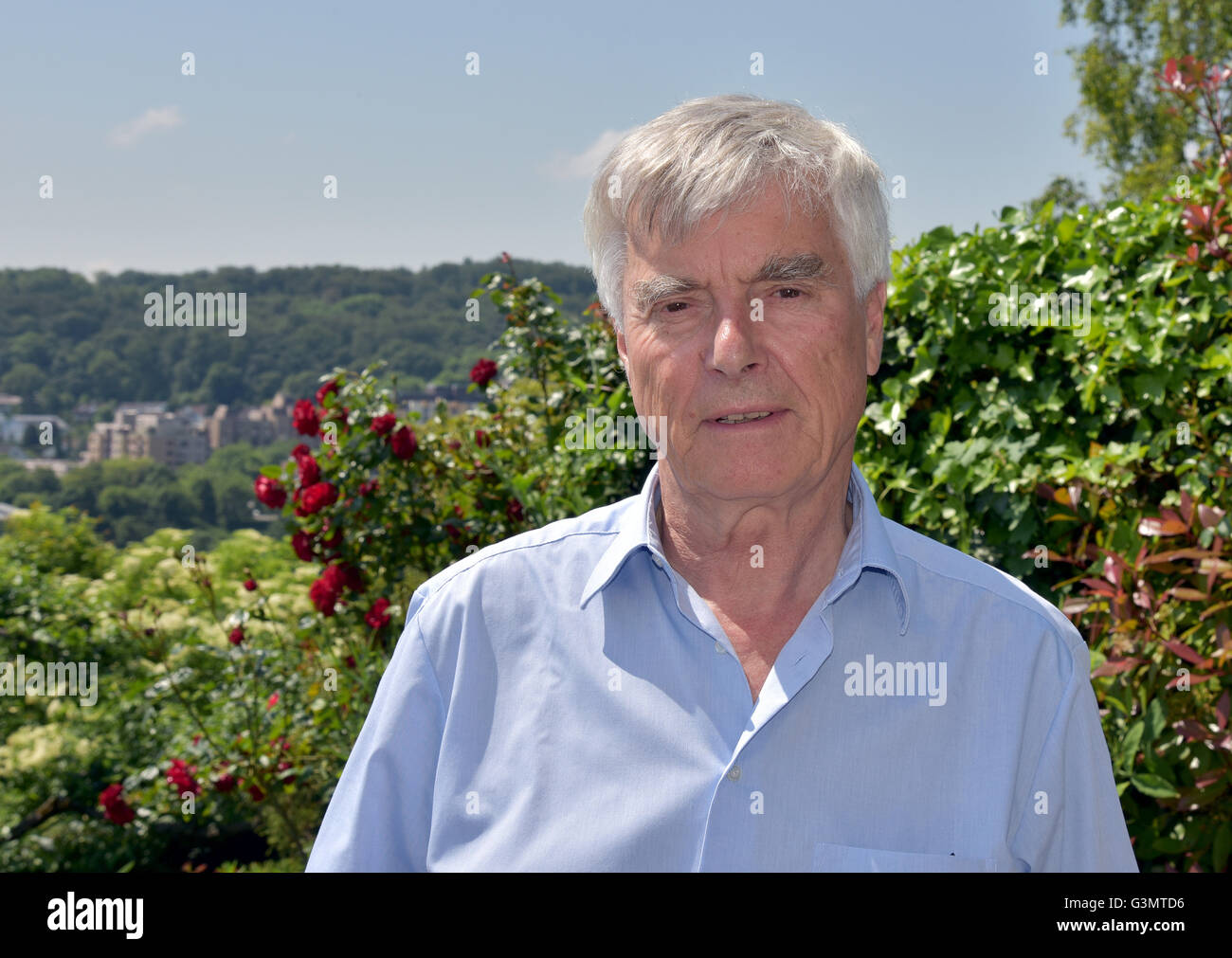 Space travel expert Ulf Merbold at his home in Stuttgart, Germany, 06 ...