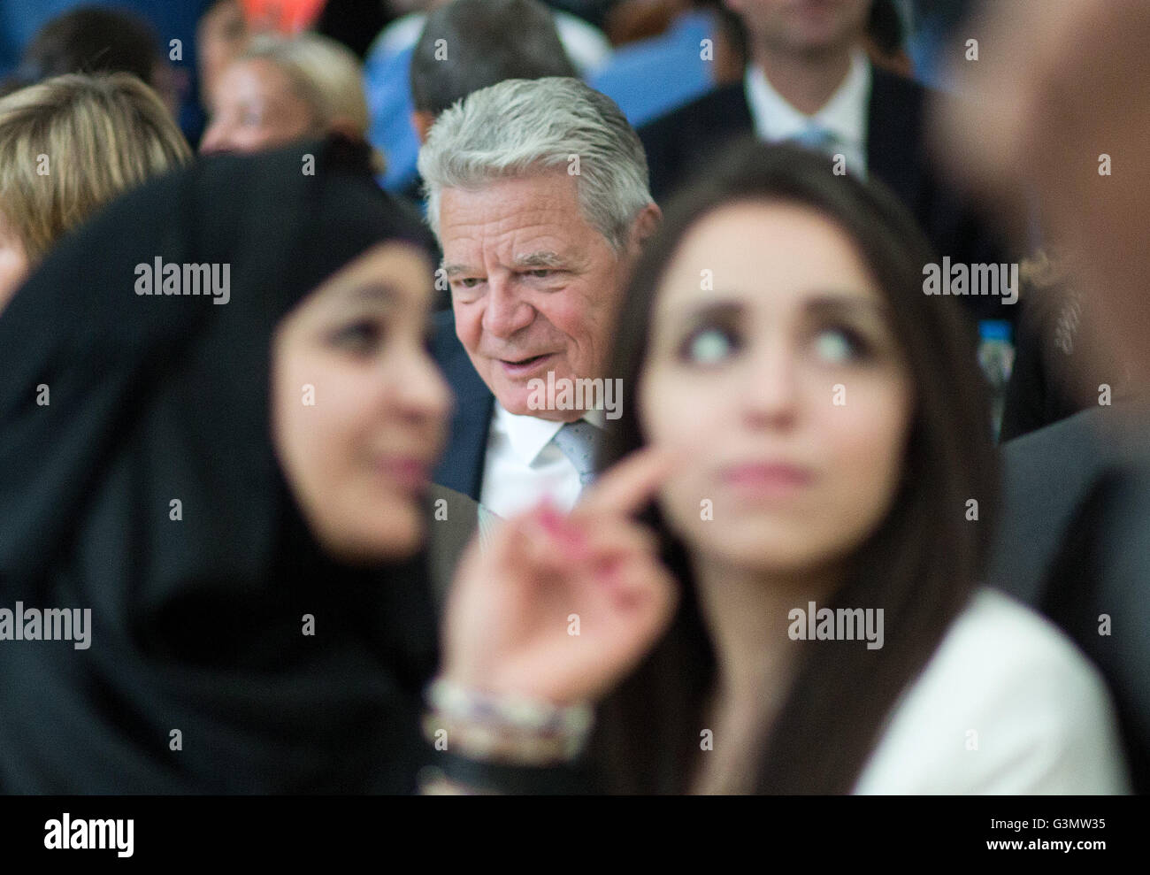 Berlin, Germany. 13th June, 2016. German President Joachim Gauck takes ...