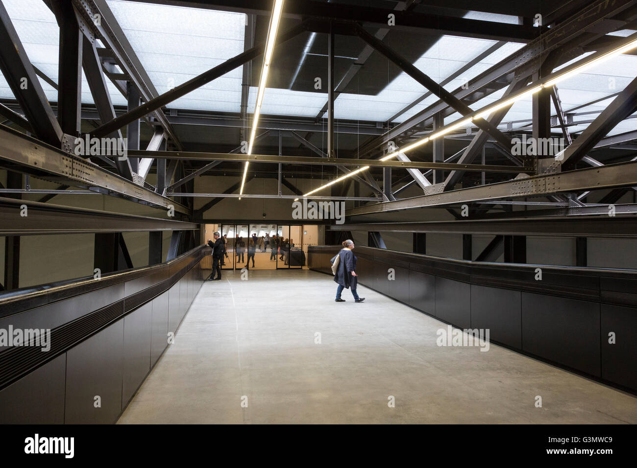 London, UK. 14 June 2016. The connecting Peter and Maria Kellner Bridge ...