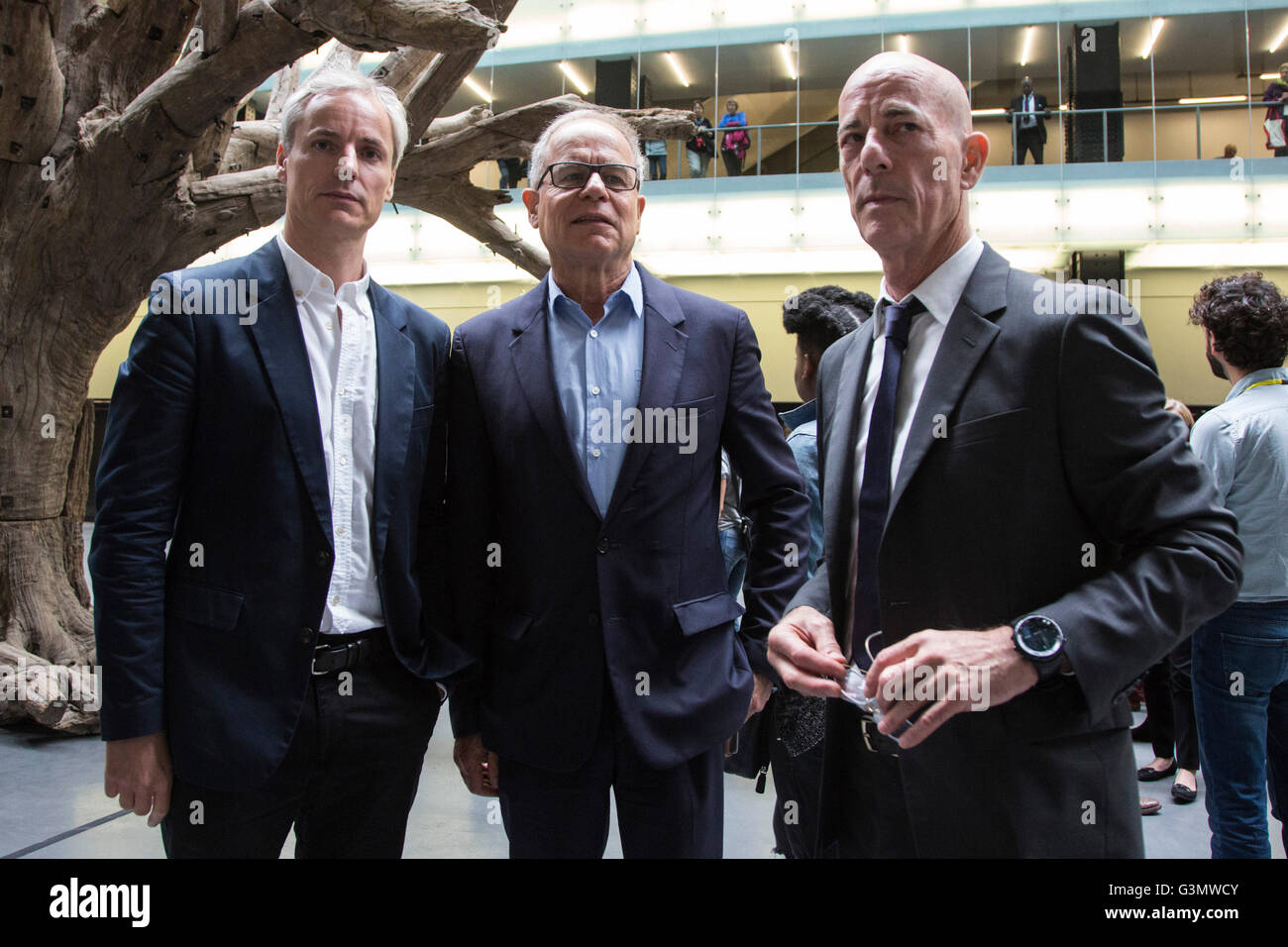 London, UK. 14 June 2016. Architects from Herzog and De Meuron. Press ...