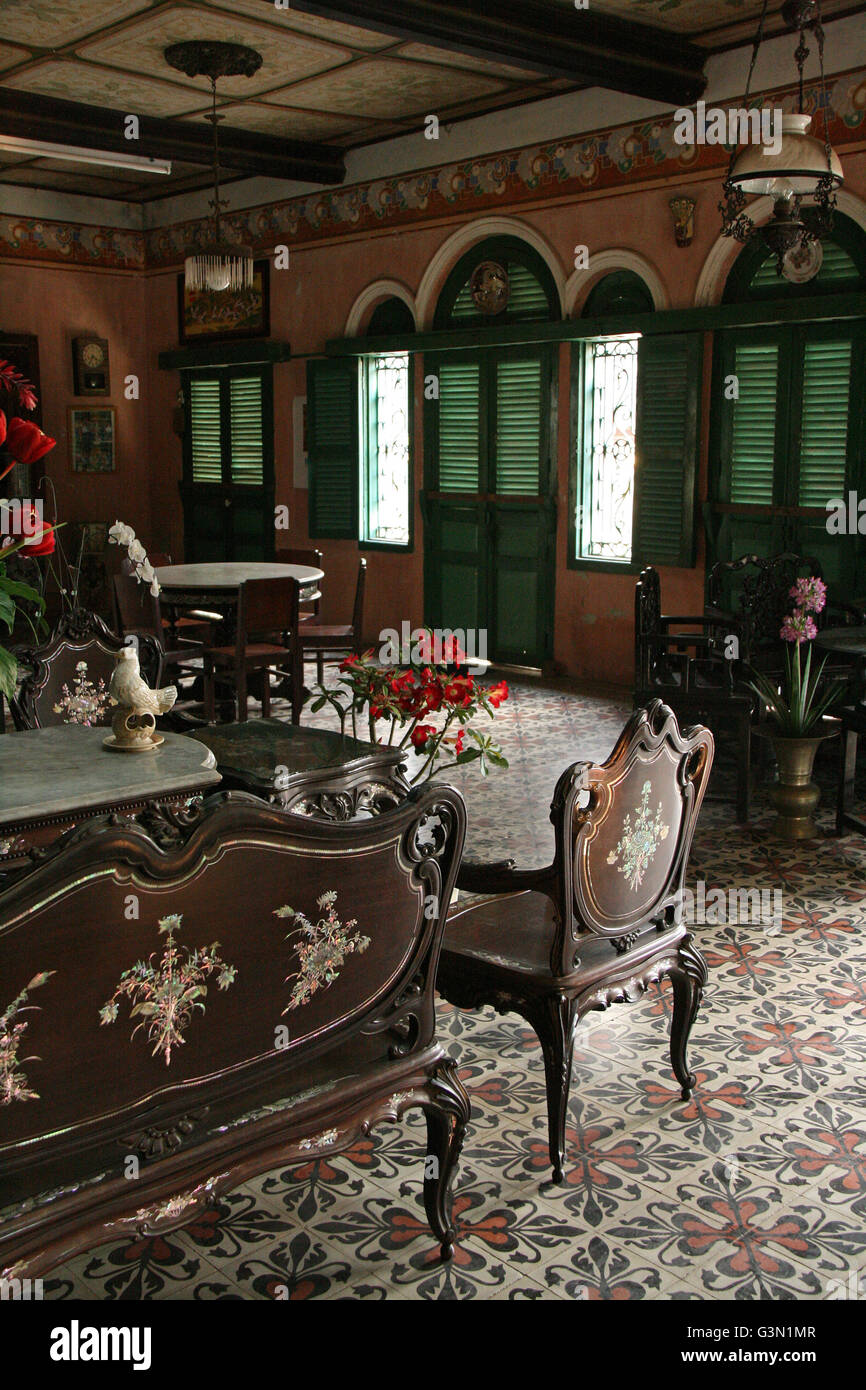 Interior of the Hai Hien house in South Vietnam Stock Photo - Alamy