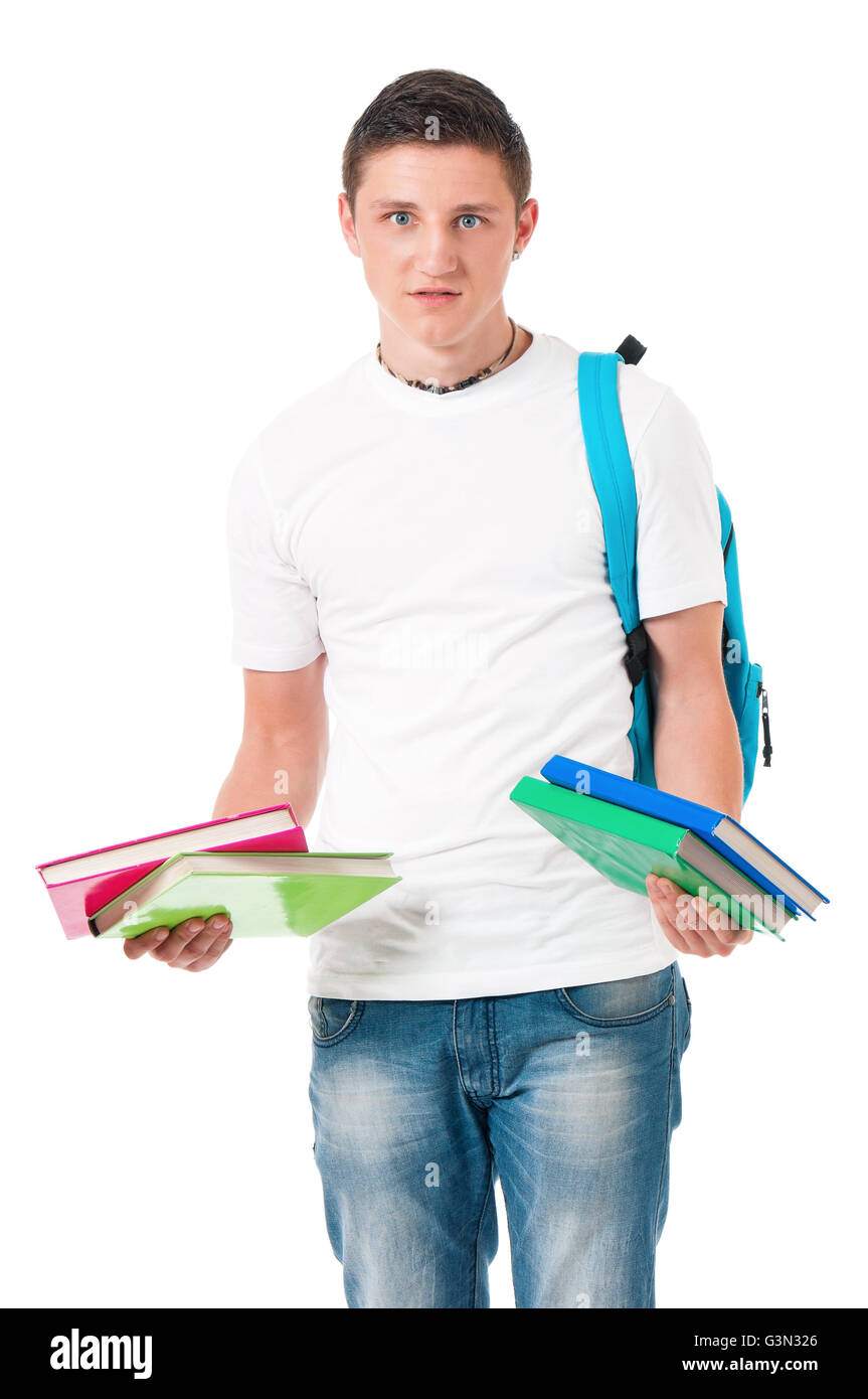 Surprised student portrait hi-res stock photography and images - Alamy