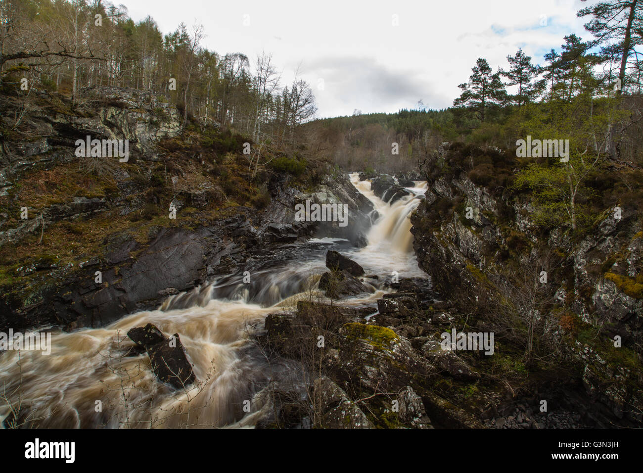 Rogie Falls, Scotland Stock Photo - Alamy